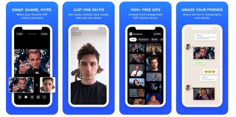Vlastná tvár v známych GIF-kách: Aplikácia Doublicat je deepfake pre ...