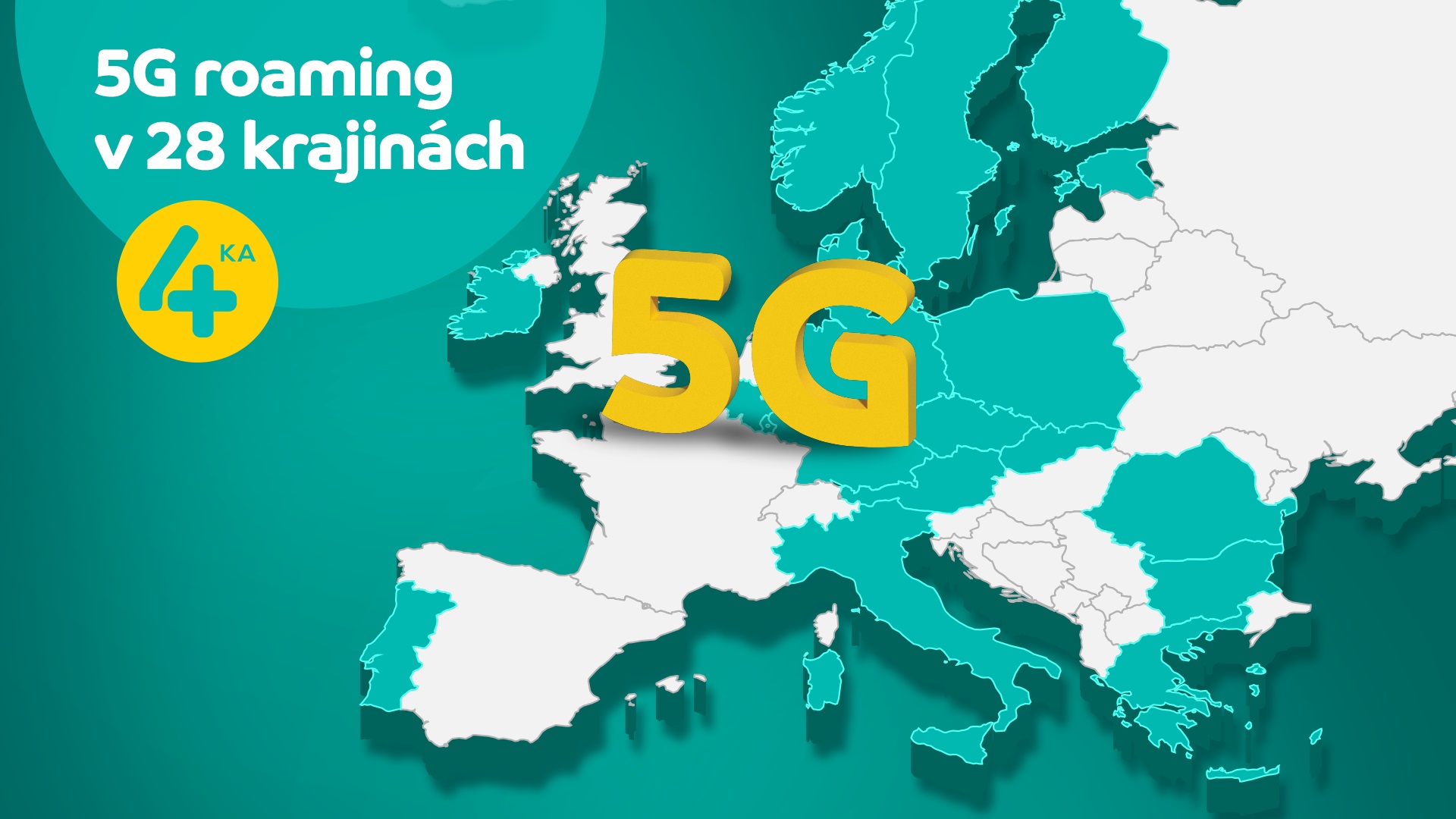 Chystáte sa na dovolenku? 4ka prináša 5G roaming aj do ďalších krajín!