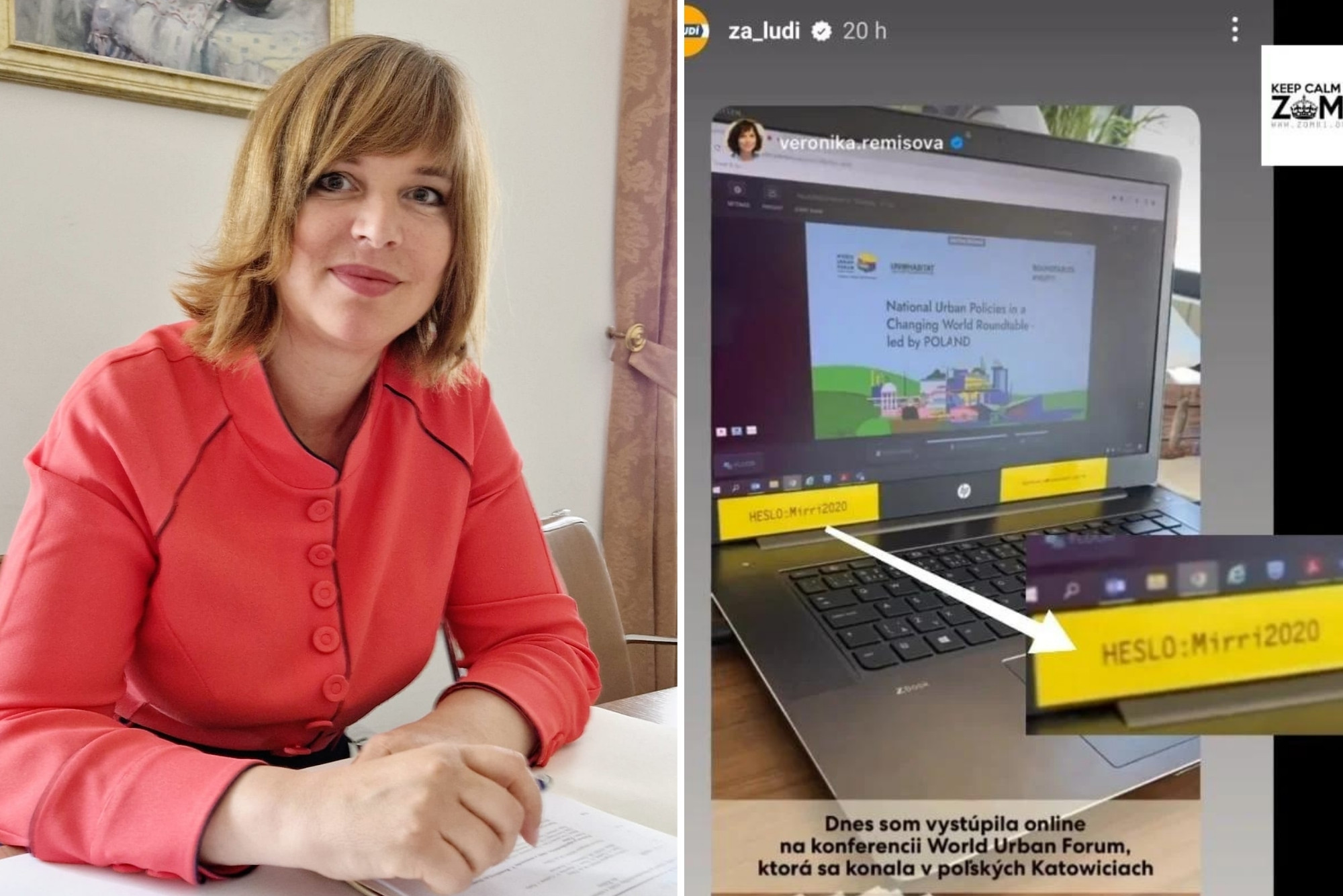 Veronika Remišová reaguje: TOTO je dôvod, prečo si nechala heslo na ...